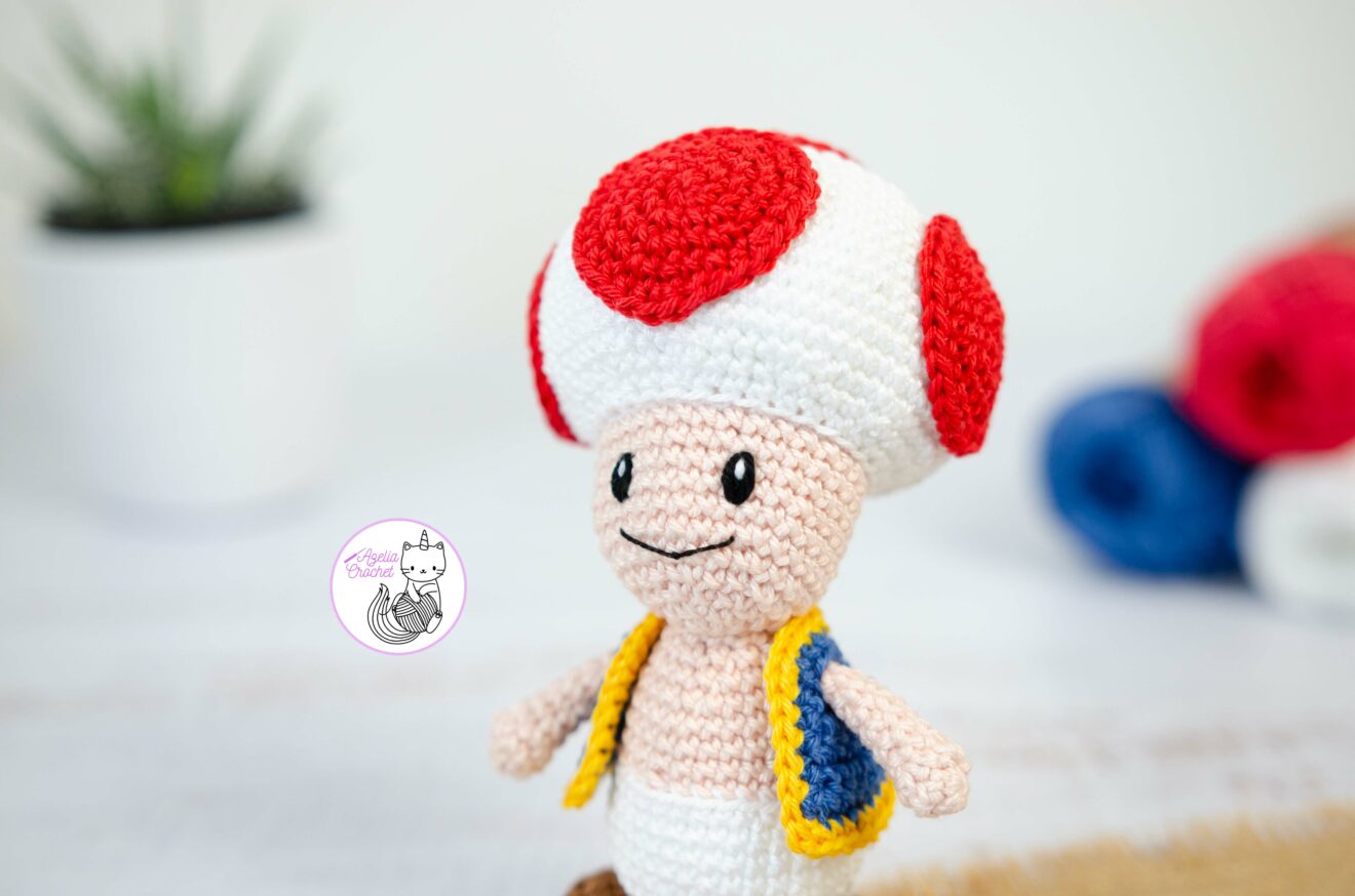 CROCHET PATTERN – Toad Super Mario bros – PDF file- Français, Anglais ...