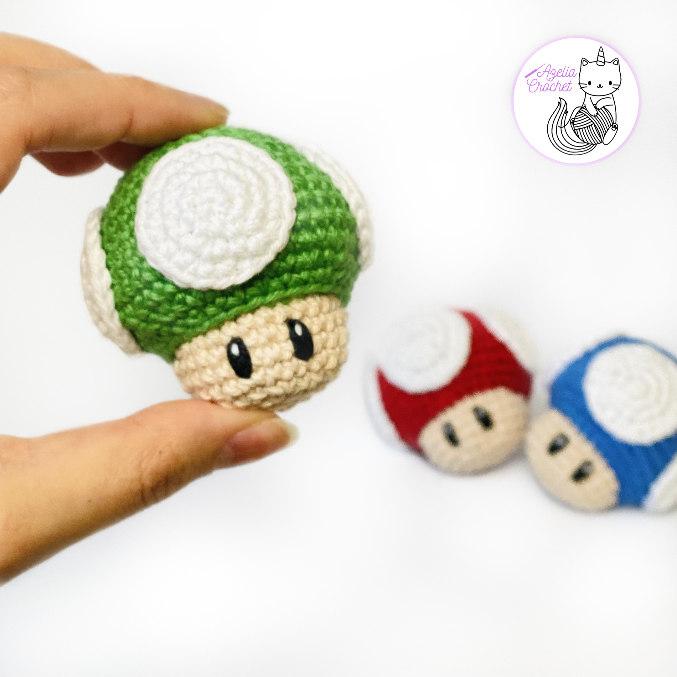 CROCHET PATTERN – Mario bros champignons – Power ups – PDF file ...